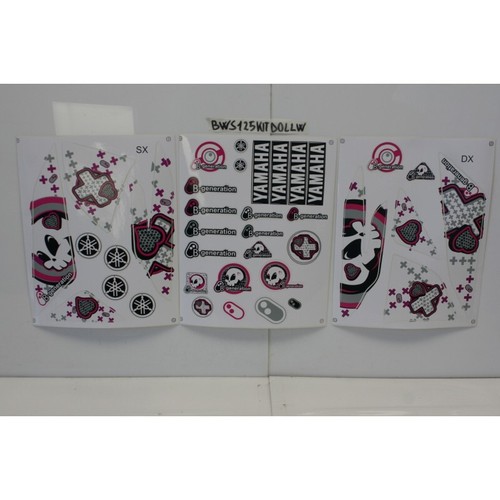 Stickers Kit Door Quarter Decal Stripe Sticker Set Yamaha BW'S | eBay ...