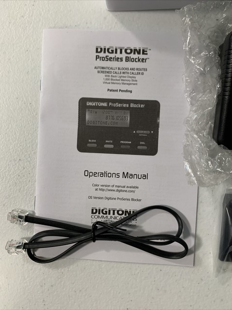Digitone Caller ID Displays ProSeries Call Blocker - Back Lighted ...