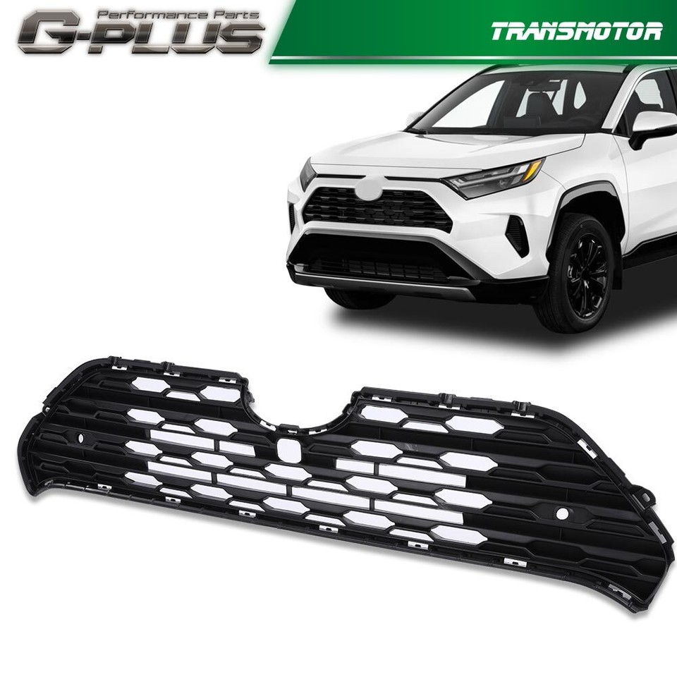 Fit For 19-22 Toyota RAV4 Black Front Center Grille Grill w/ Radar ...