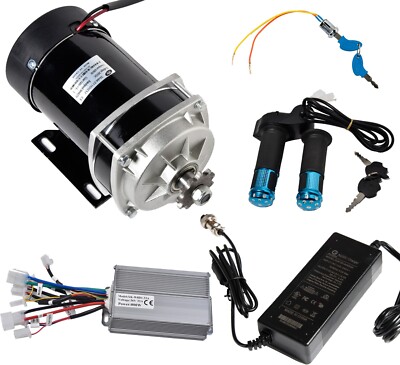 650W 36V ZXF Gear motor+controller+keylock+Charger+Digital Throttle | eBay