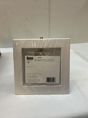 OATEY 39149 1/2 in. Brass Compression Ice Maker Outlet Box Standard ...