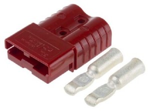 Anderson SB120 SERIES CONNECTOR KIT 240A 2-Way 2P 600V Male RED *USA ...