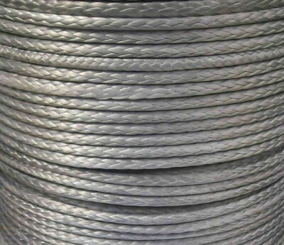 8mm X 5M Grey Dyneema sk78 Fiber Synthetic Winch yacht marine 4x4 rope ...