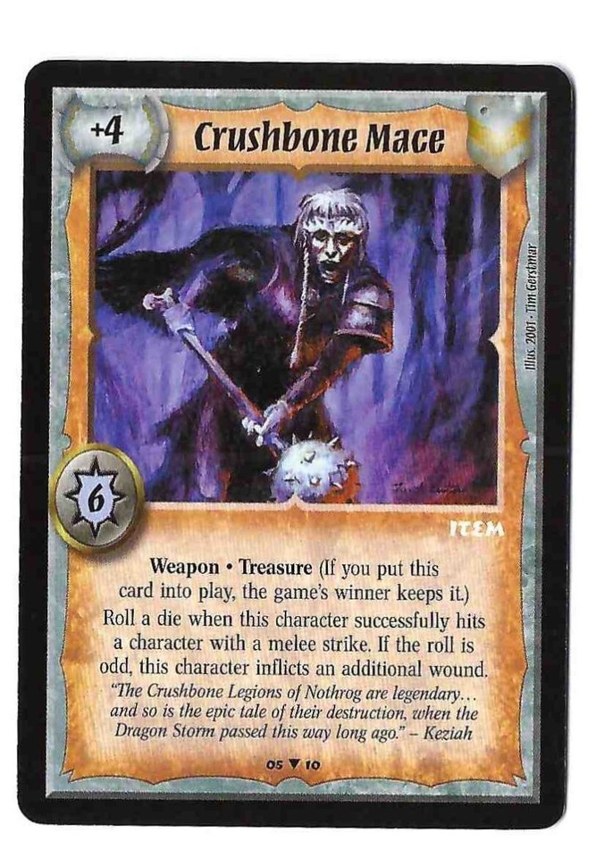 Warlord: Saga of the Storm CCG Build Your Own Deck Singles! Promo ...