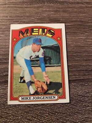 1972 Topps Baseball #16 Mike Jorgensen - New York Mets vg+ | eBay