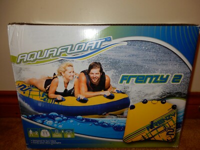AQUA FLOAT FRENZY 2 INFLATABLE TOWABLE WATER RAFT FLOAT NEW FREE USPS ...