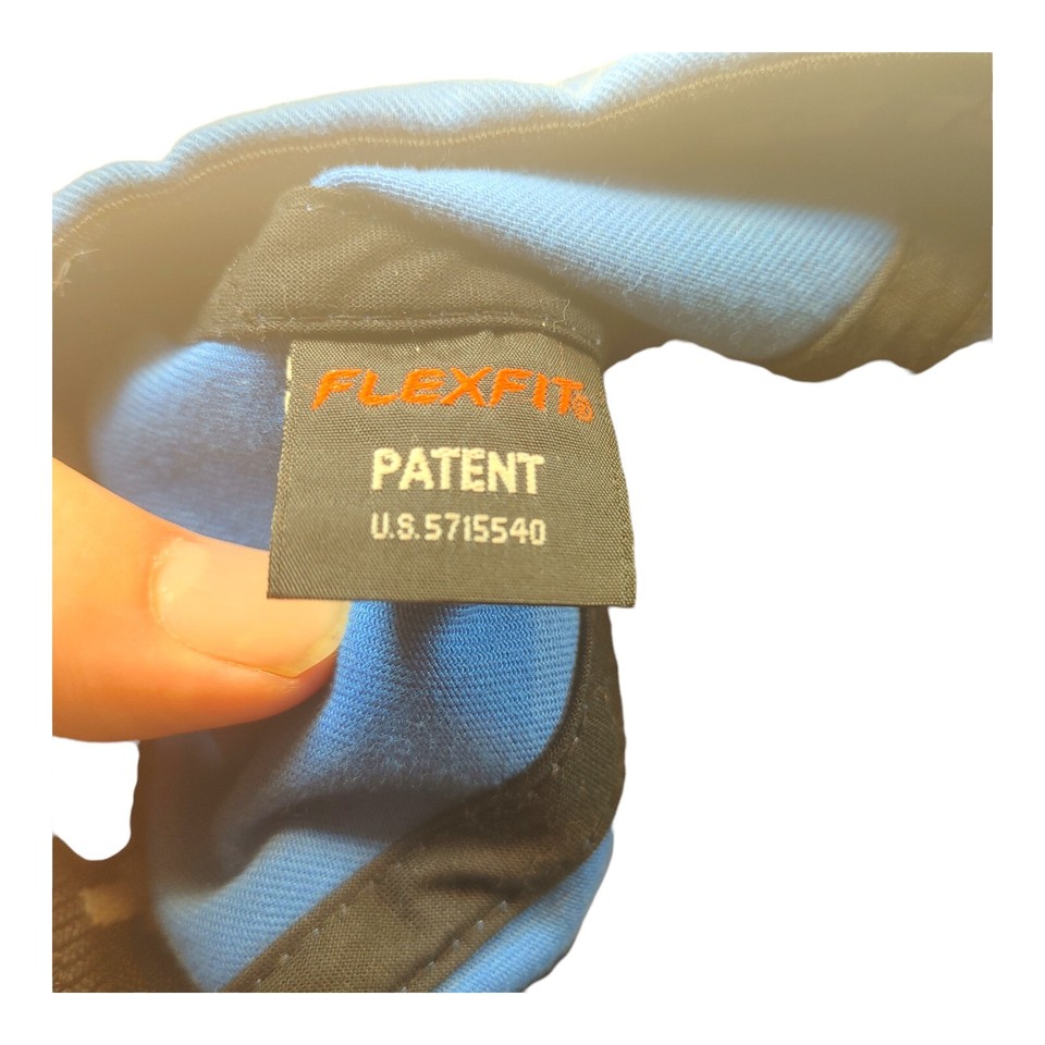 Quicksilver Flexfit Baseball Hat Cap Blue Size S/M Adult | eBay