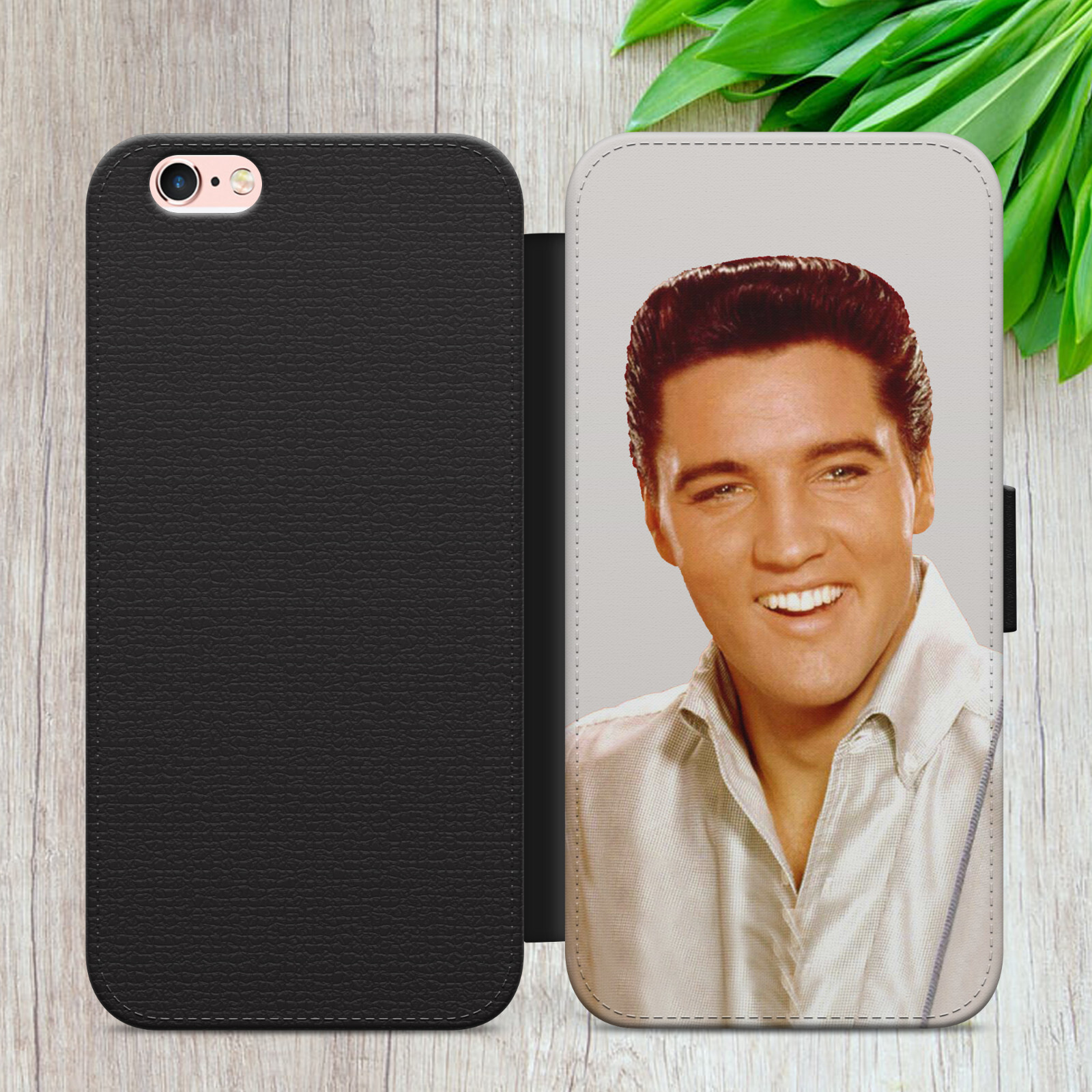 ELVIS PRESLEY FLIP CASE FOR IPHONE SAMSUNG HUAWEI ROCK GIFT WALLET ...