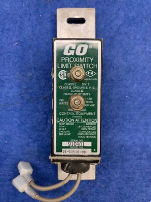 GO Systems Proximity Limit Switch 21-11510-00 Used Free Switch | eBay