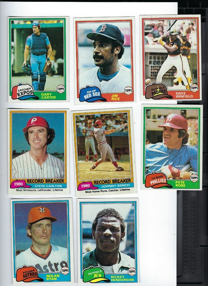 1981 TOPPS BASEBALL COMPLETE SET Original Owner-GORGOUS-HIGH GRADE SET ...