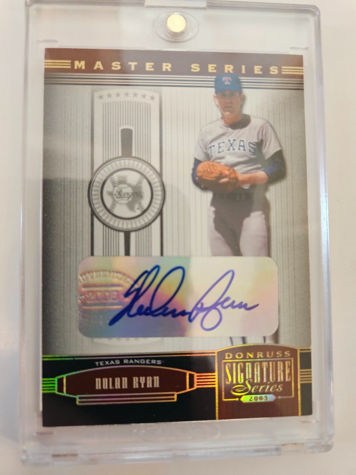 2005 Donruss Signature Series Masters Series Nolan Ryan Autograph #144 ...