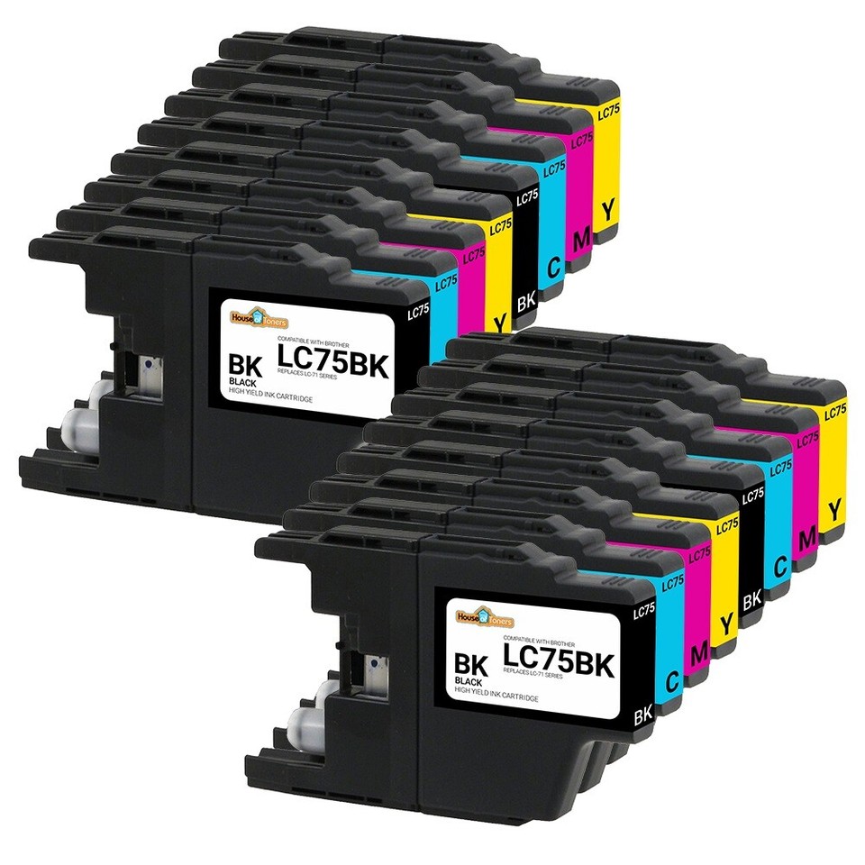 LC71 LC75 LC79 Ink Cartridges For Brother MFC-J425W J430W J435W DCP ...