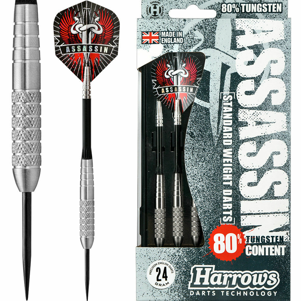 Harrows Assassin Steel Tip Darts Set 18g–40g – Multiple Weights | eBay UK