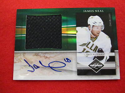 2010 Limited James Neal autograph jersey card #ed 22 of 49 Stars ...
