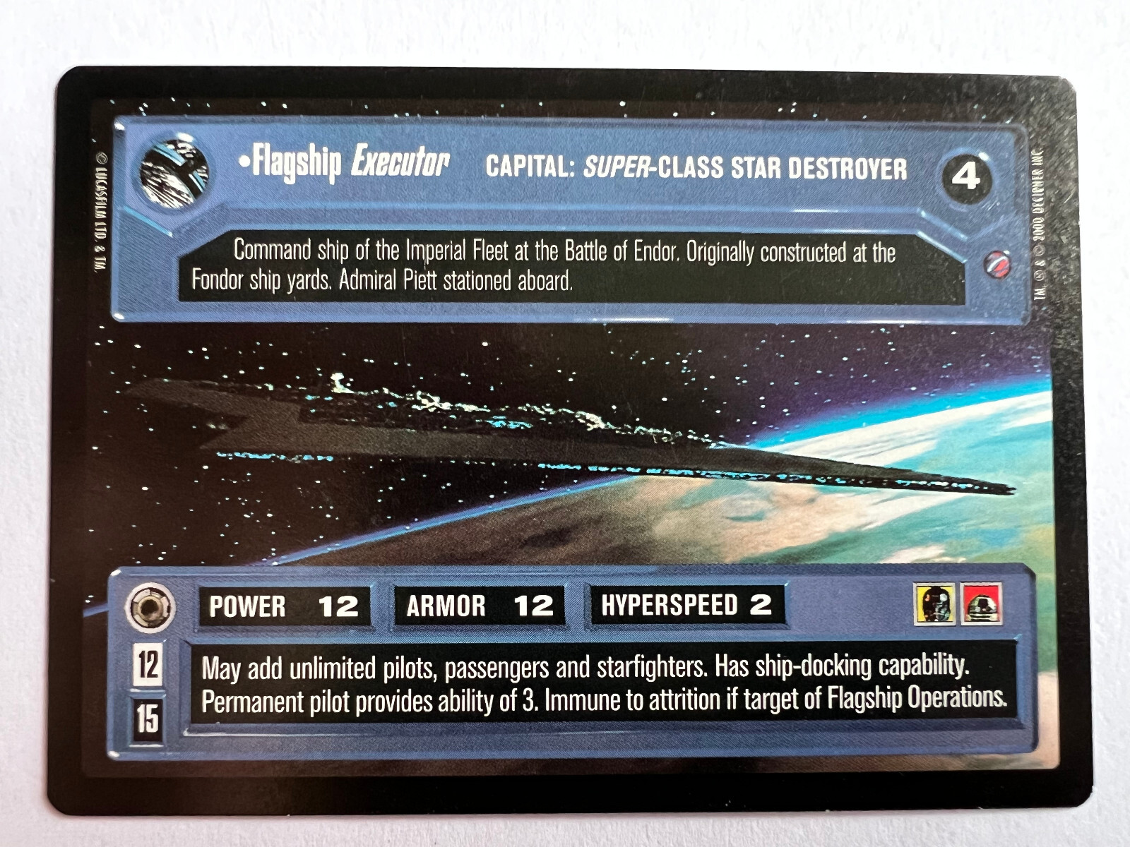 Star Wars CCG Flagship Executor Death Star II | eBay