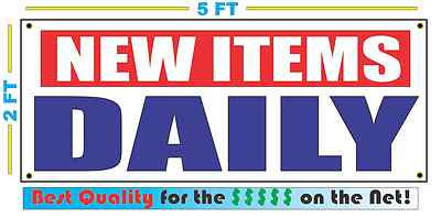 NEW ITEMS DAILY Banner Sign NEW XXL Size Best Quality for the $$$$ RW&B ...