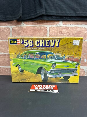 '56 CHEVY 1/25 SCALE STREET CLASSIC REVELL MODEL KIT H-1285 | eBay