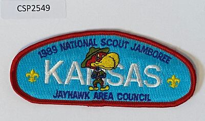 Boy Scout Jayhawk Area Council 1989 National Jamboree Red Border JSP | eBay