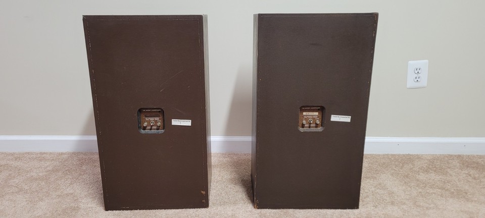 Vintage The Advent Loudspeaker (Pair). Tested, Both Work Great. Video ...