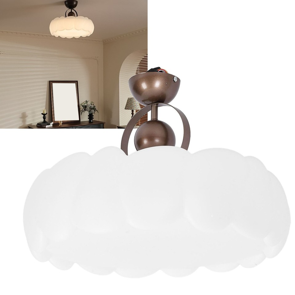 LED Ceiling Light Stepless Dimmable Flower Shaped Flush Mount Modern ...