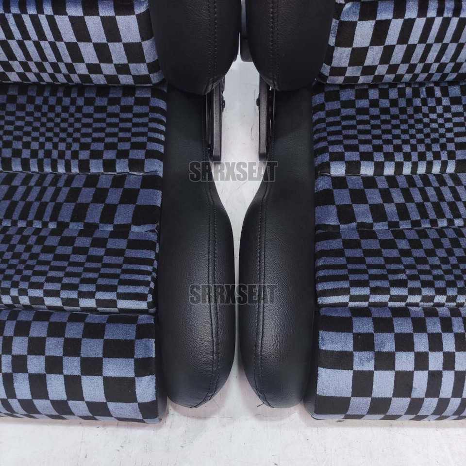 【1 PAIR】AUTHENTIC VINTAGE RECARO LSC BLACK CHECKERBOARD【CUSTOMS MAY ...