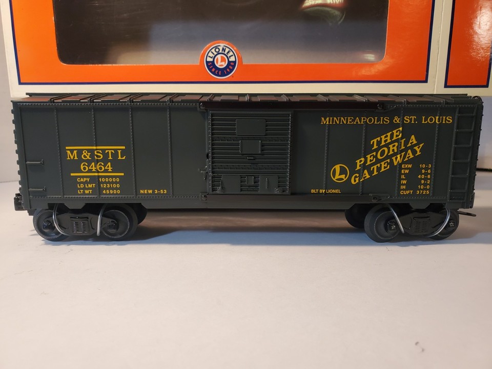 Lionel 6-27791 Minneapolis & St. Louis Boxcar Archive M&STL 6464-50 ...