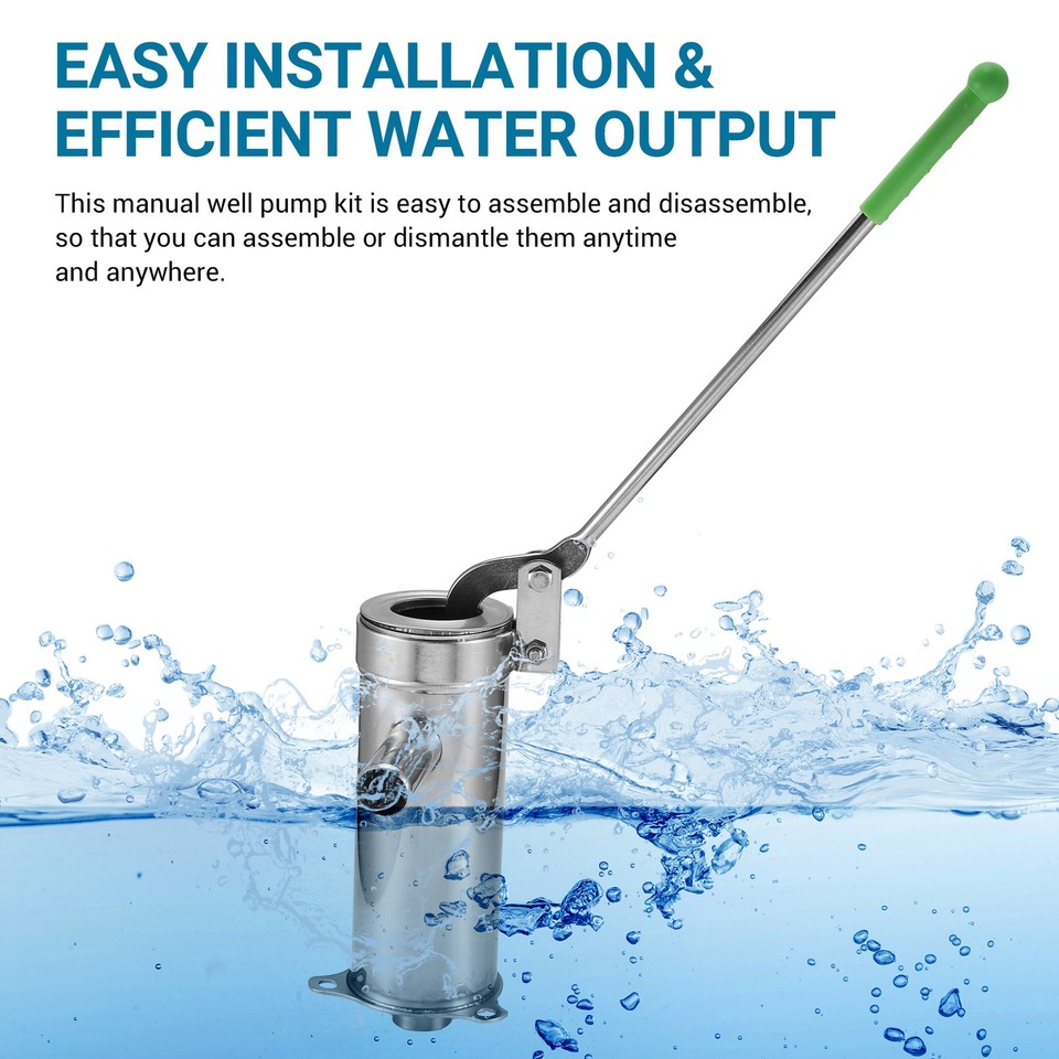 Manual Well Pump Hand Well Pump,Stainless Deep Well Hand Pump,Pitcher ...