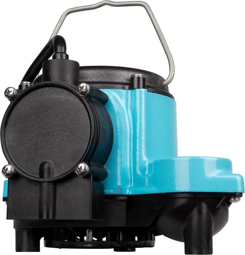 6-CIA 115 Volt, 1/3 HP, 2760 GPH Cast Iron Submersible Sump Pump with ...