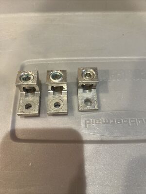 CMC AB-300 Mechanical Lug 300MCM-6 Single Conductor 1-Hole 3/8 Lot Of 3 ...