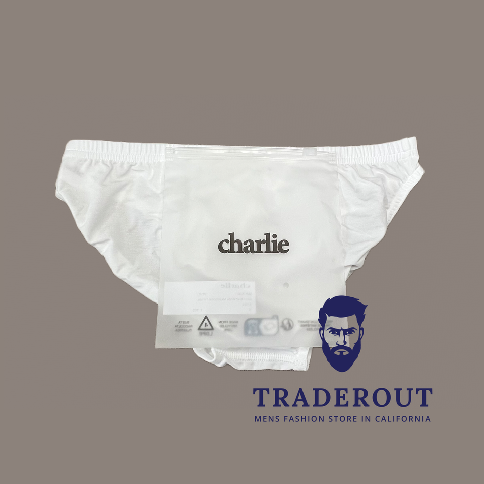Charlie by matthew zink Men WHITE micromodal bikini brief underwear M L ...