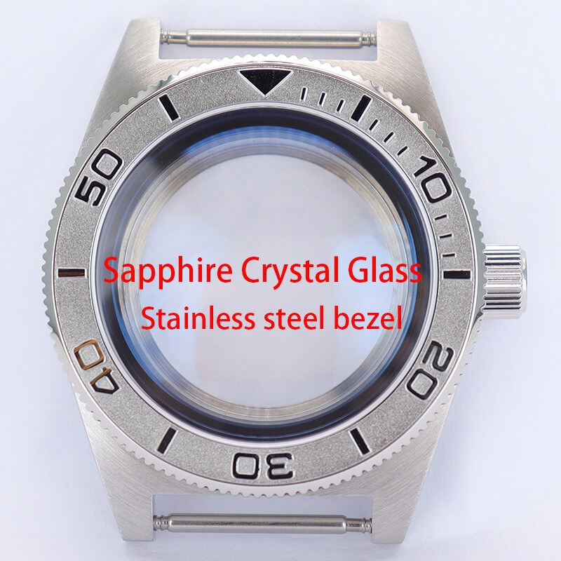 40mm Modified Seiko Watch Case nh35 Sapphire Glass For Seiko NH35 nh36 ...