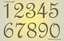 STENCIL Paris French Script Numbers Bride Lake House Address Old Prim ...