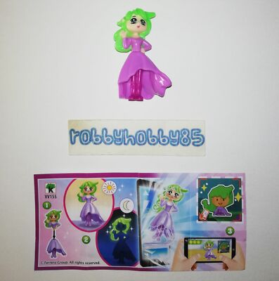 VV155 BAMBOLA CON CAPELLI VERDI + BPZ KINDER ITALIA 2020/2021 BAMBOLE ...