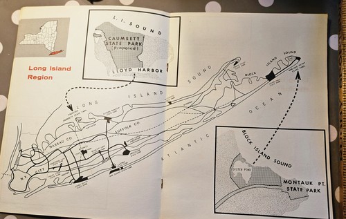 1960 16p Study New York Parks ROBERT MOSES Maps REPORT LONG ISLAND ...
