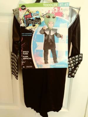 PINT SIZE PUNKS SPACE PUNK TODDLER COSTUME BY DISGUISE TODDLER 3T-4T ...