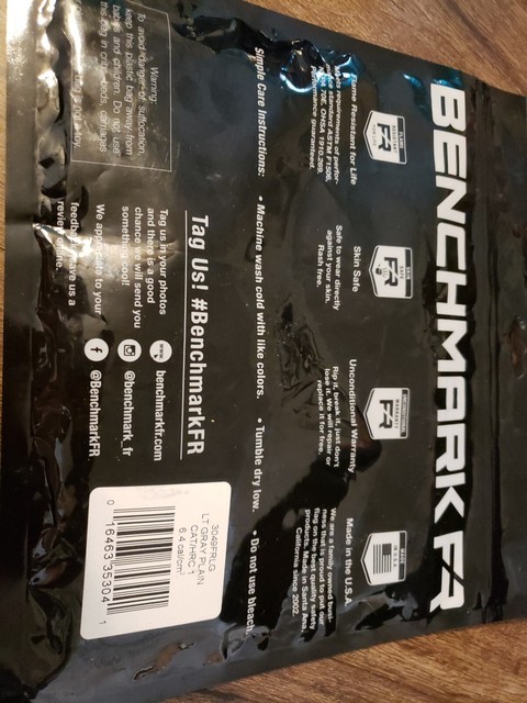 Benchmark FR Flame Resistant Face Mask Neck GAITER USA Made 6.4 Cal ...