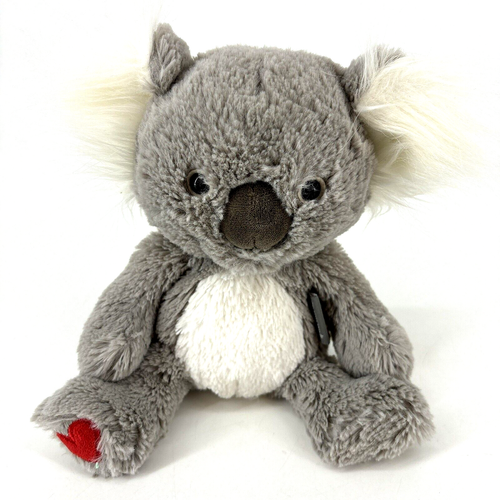 Hallmark Kuddle Koala Plush Toy Heart Plastic Pellets Gray White ...
