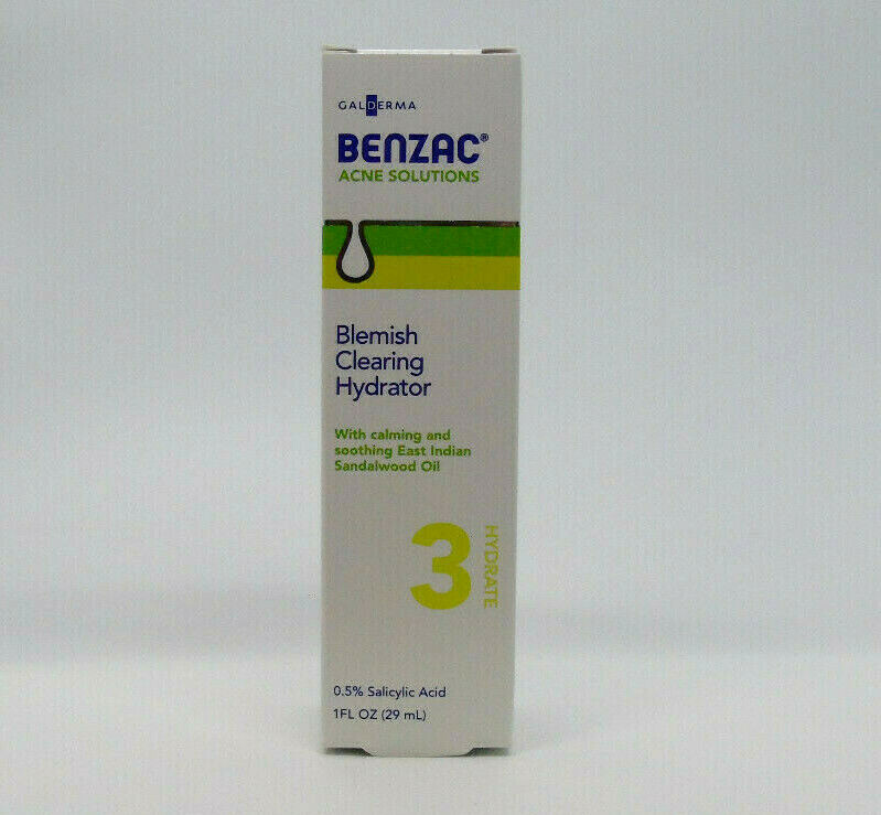 Benzac Blemish Clearing Hydrator Acne Solutions Sandalwood Oil Step 3 ...