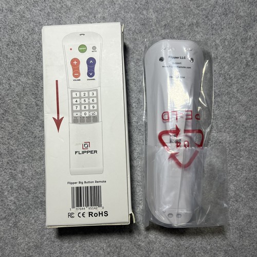 Flipper Big Button Universal TV Remote for Seniors TV and Cable Set New ...