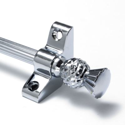 13 X Polished Chrome Stair Rods - 3/8" x 28.5" - Norfolk Reed - Thistle ...