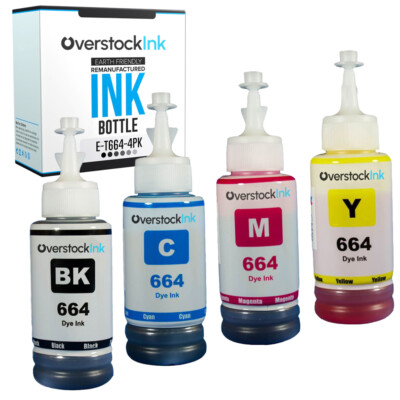 OSI Compatible Epson 664 Ink Value Pack of 4 for Expression ET-2650 ...
