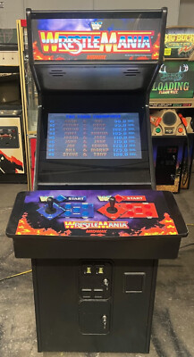 WRESTLEMANIA ARCADE MACHINE by MIDWAY 1995 (Excellent Condition) | eBay