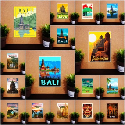 Indonesia Fridge Magnet Bali Jakarta Borobudur Asia Souvenir 2x3" | eBay UK