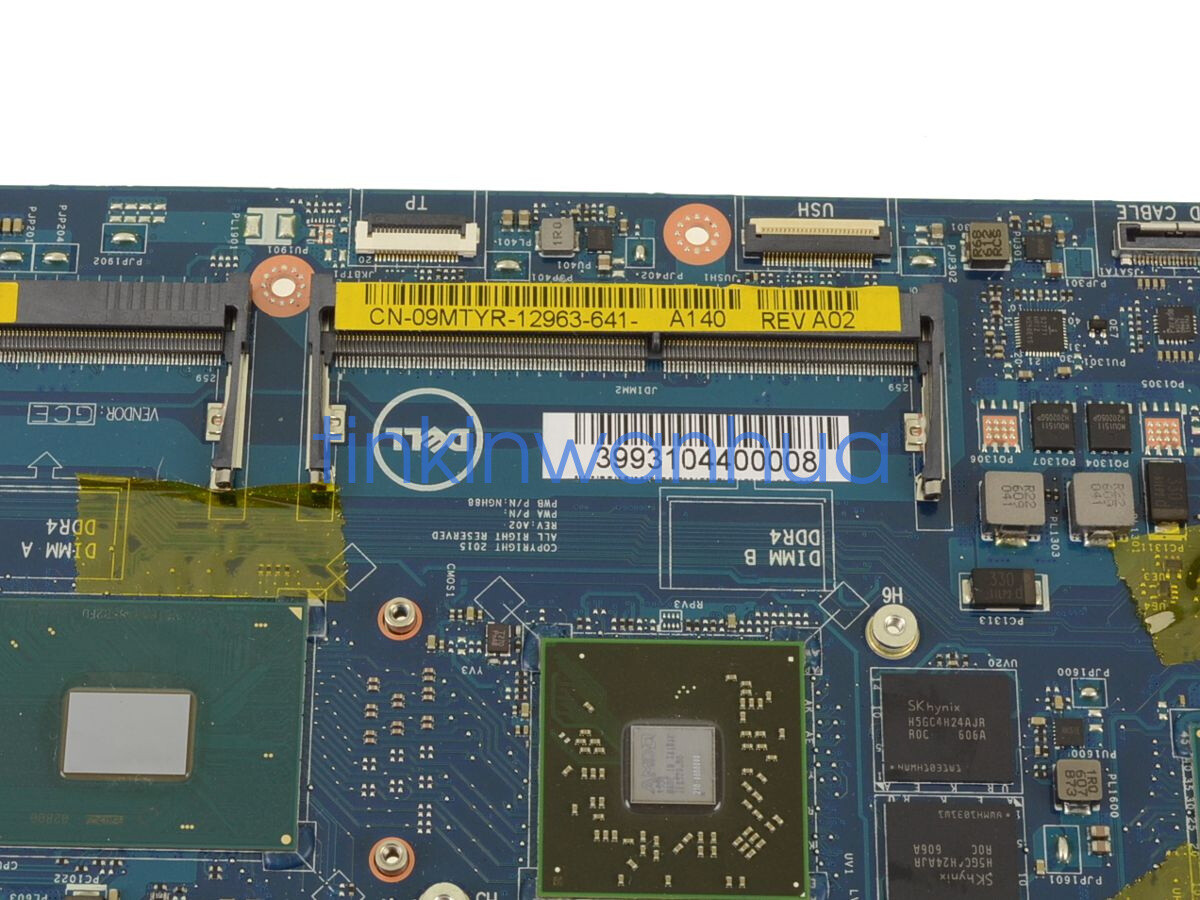 9MTYR 09MTYR LA-C841P For Dell Latitude E5570 With i7-6820HQ CPU ...