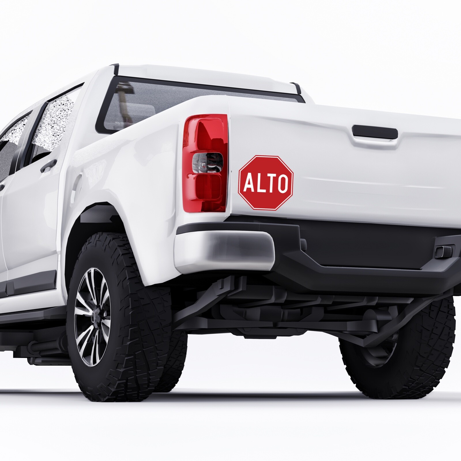 Mexican Stop Sign Sticker Decal Vinyl Mexico ALTO Road Sign Home Decor ...