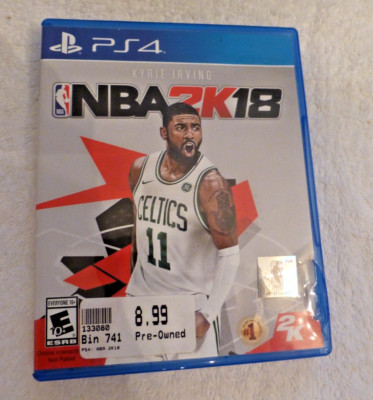 NBA 2K18 - Sony PlayStation 4 - PS4 Kyrie Irving PS4 With Manual CIB ...