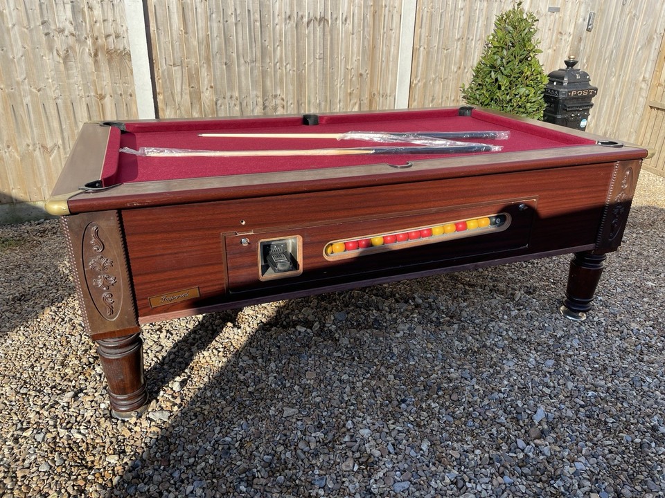Riley imperial slate bed pub Pool Table Slate Bed new cloth | eBay UK