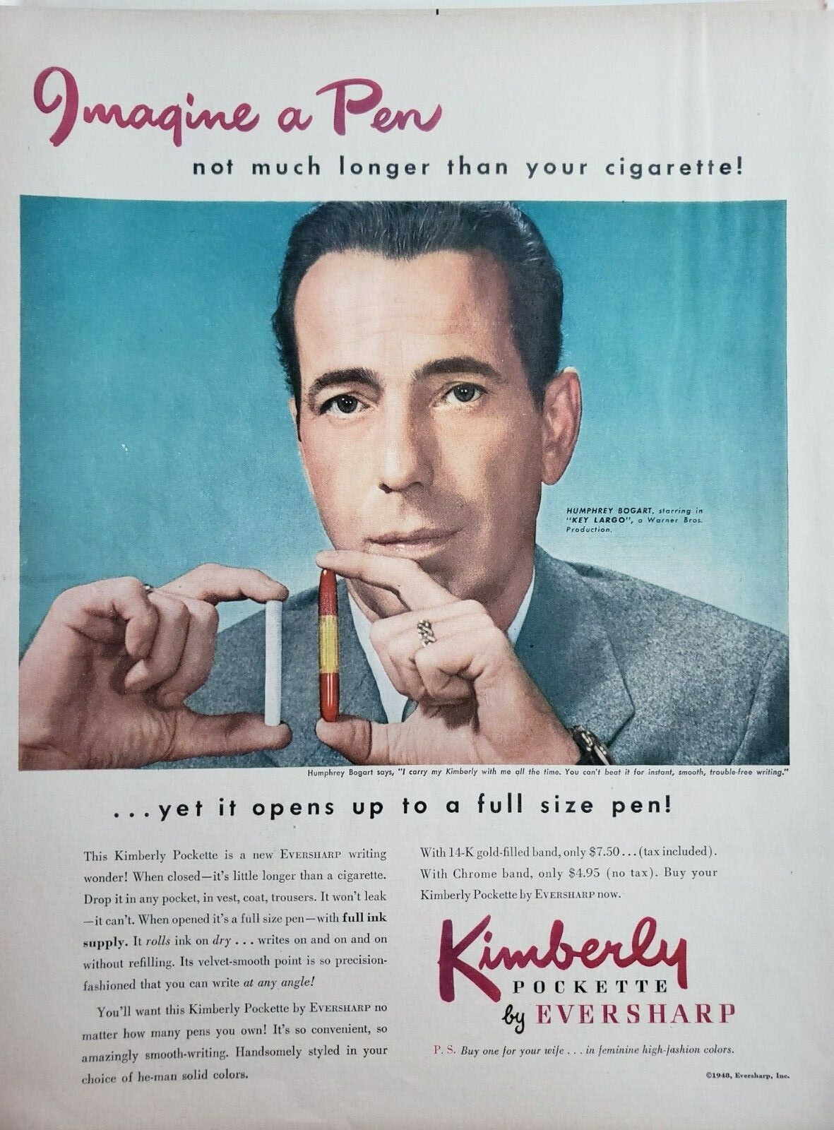 Lot of Vintage Pen Print Ads Eversharp Parker Esterbrook Sheaffers ...