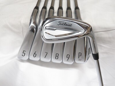 Used Titleist T350 Iron Set 5-PW+48* TT AMT Red R300 Regular Flex Steel ...