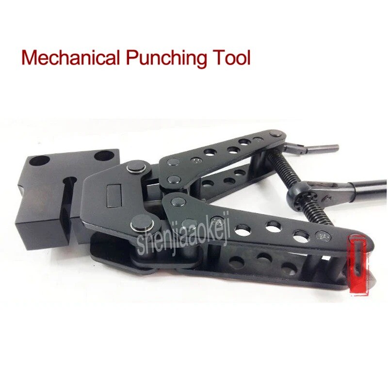 Manual punch machine Mechanical punching tool processing row opening ...
